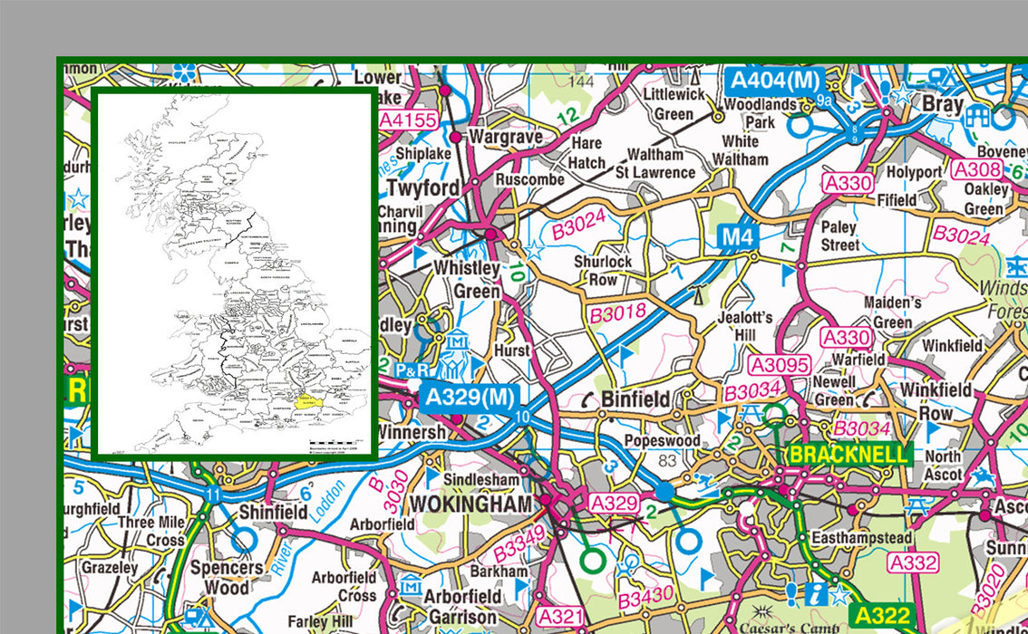 Surrey County Map– I Love Maps