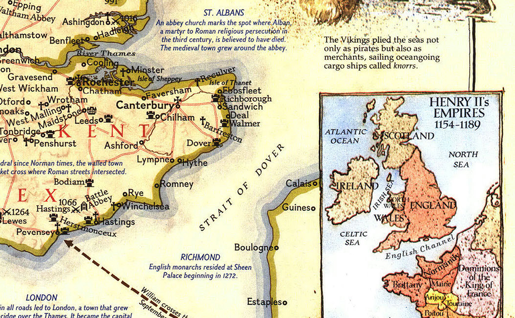Map of Medieval Britain | I Love Maps