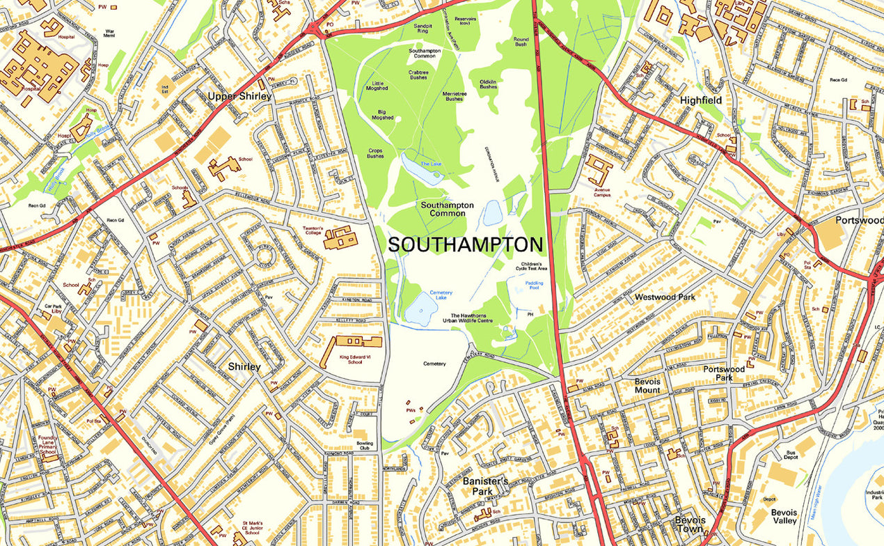 Southampton Street Map– I Love Maps
