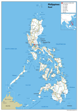 Philippines Road Map– I Love Maps