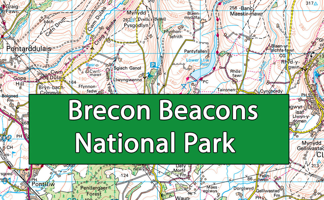 Brecon Beacon National Park Map– I Love Maps