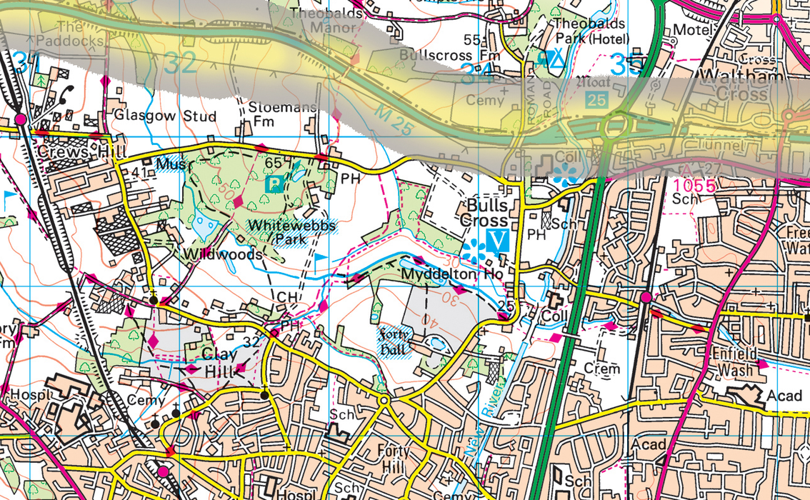 Greater London County Map– I Love Maps