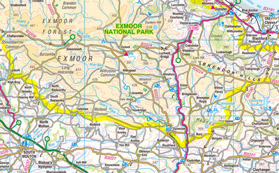 Exmoor National Park Map– I Love Maps
