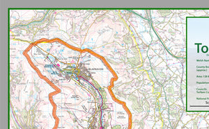 Torfaen County Map– I Love Maps