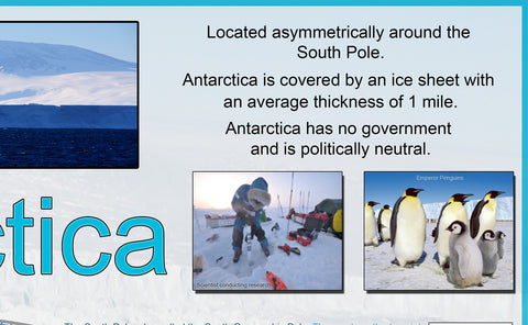 Map Poster of Antarctica | I Love Maps