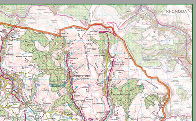Bridgend County Map– I Love Maps