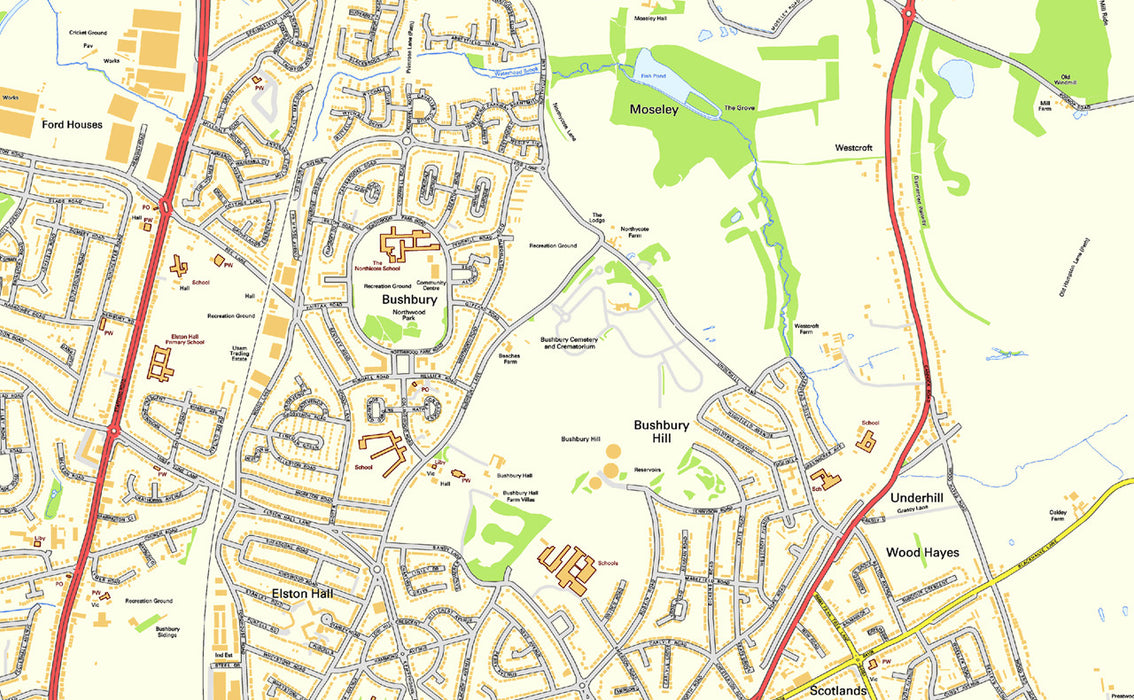Wolverhampton Street Map– I Love Maps