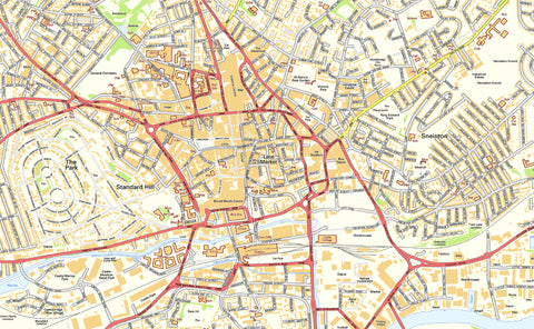 Nottingham Street Map | I Love Maps