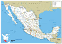 Mexico Road Map– I Love Maps
