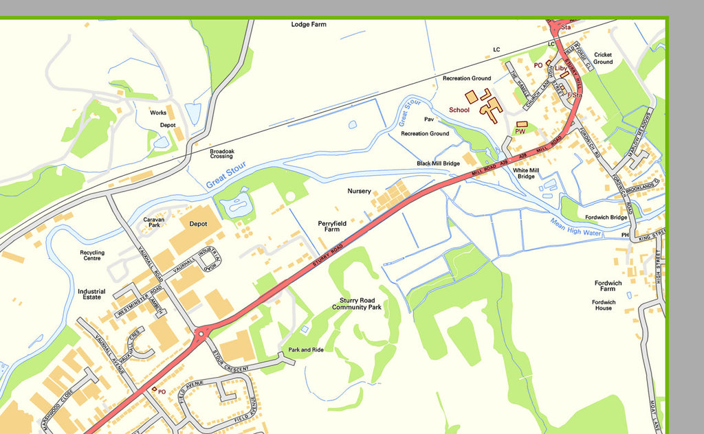Canterbury Street Map | I Love Maps
