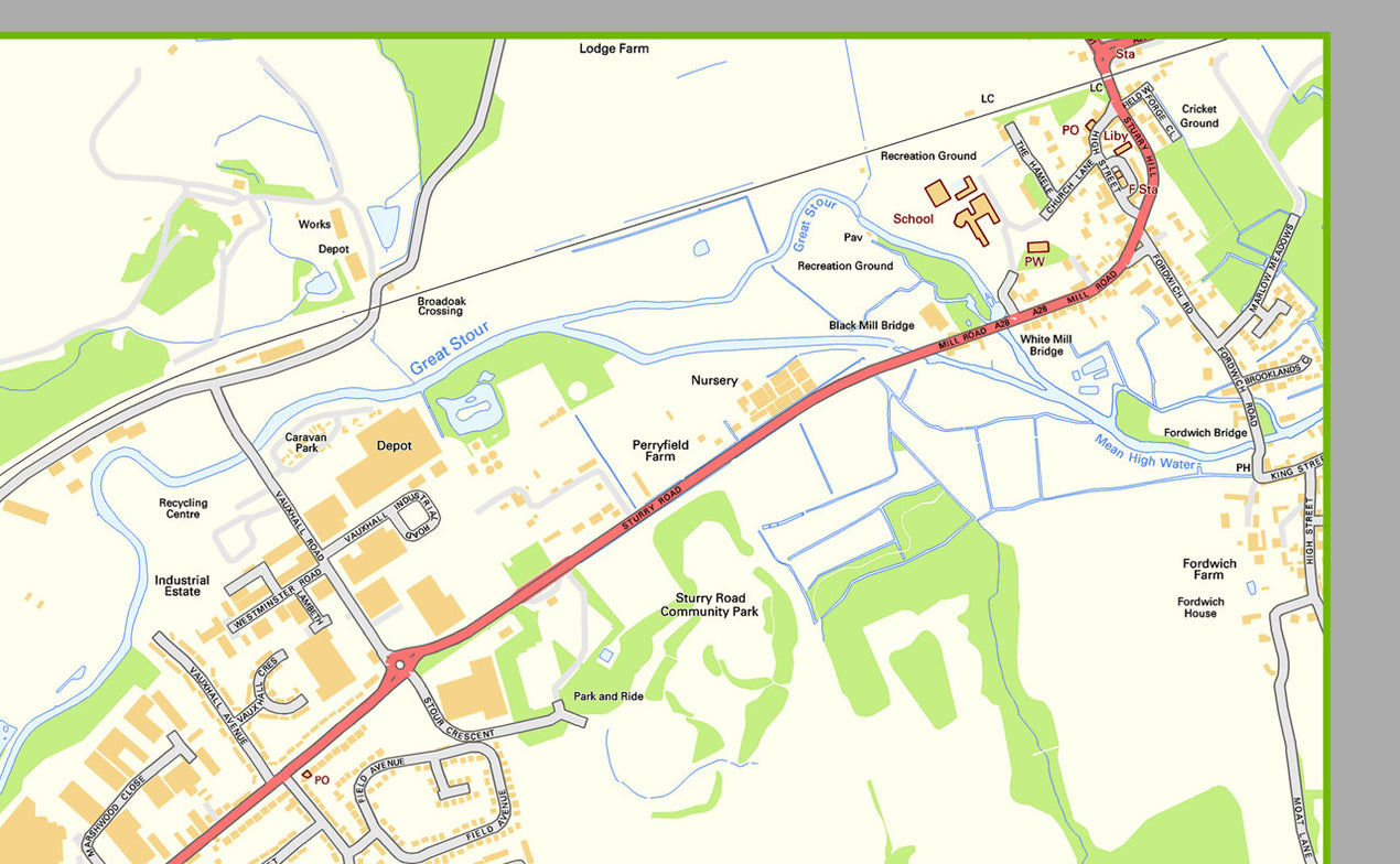 Canterbury Street Map– I Love Maps