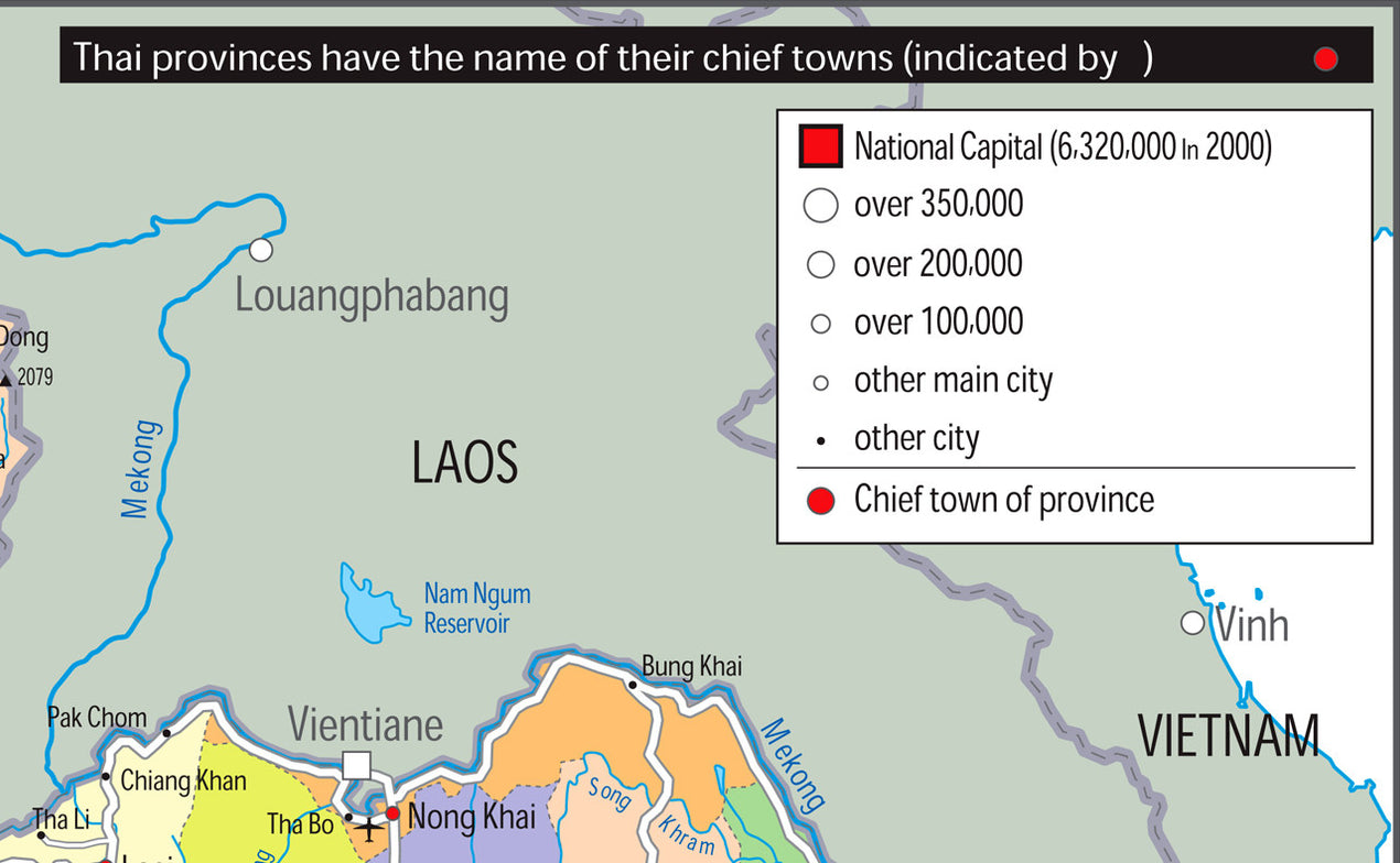Thailand Political Map– I Love Maps