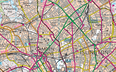 London Within the M25 Map– I Love Maps