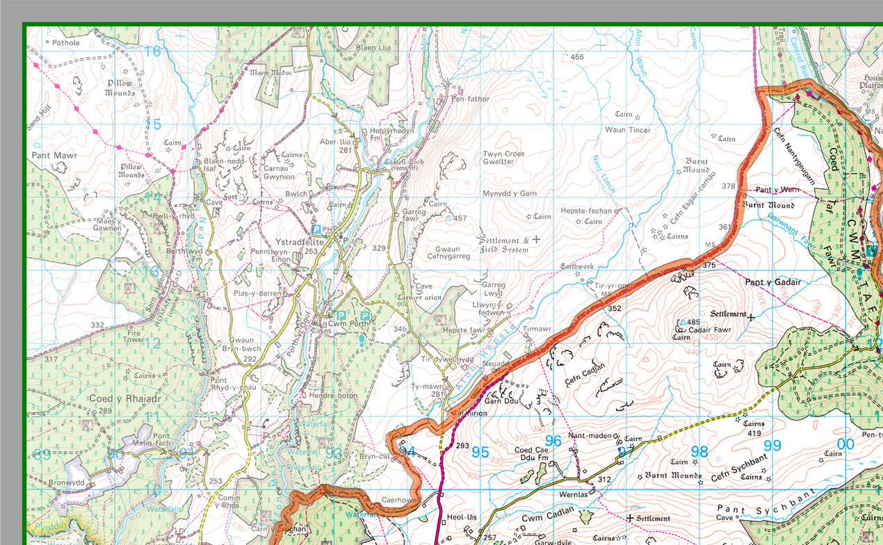 Rhondda Cynon Taf County Map– I Love Maps