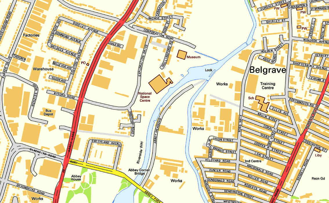 Leicester City Centre Street Map– I Love Maps