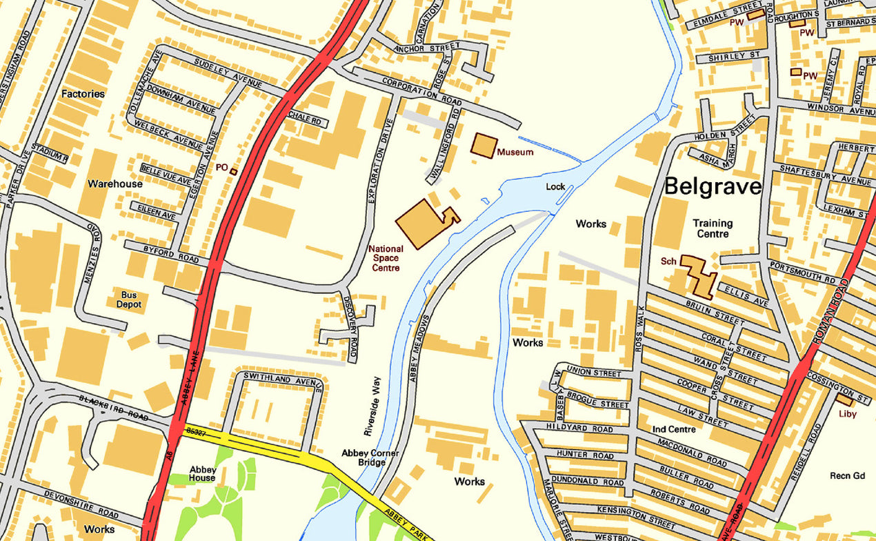 Leicester City Centre Street Map– I Love Maps