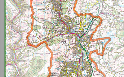 Torfaen County Map– I Love Maps