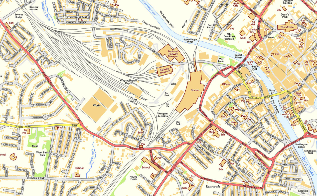 York Street Map– I Love Maps
