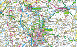 Leicestershire County Map– I Love Maps