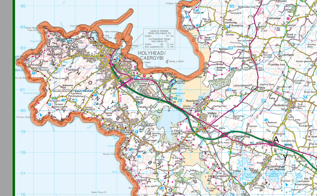 Isle Of Anglesey County Map | I Love Maps