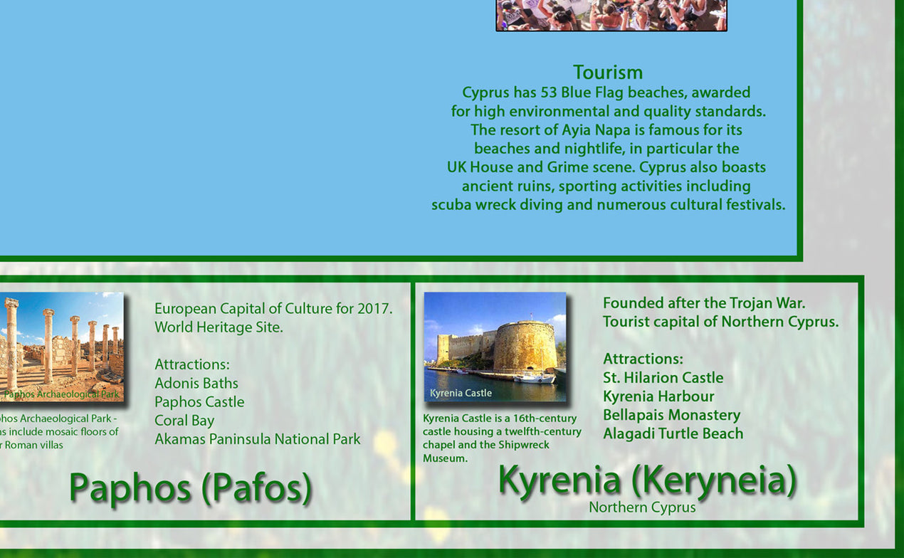 Illustrated Map of Cyprus– I Love Maps