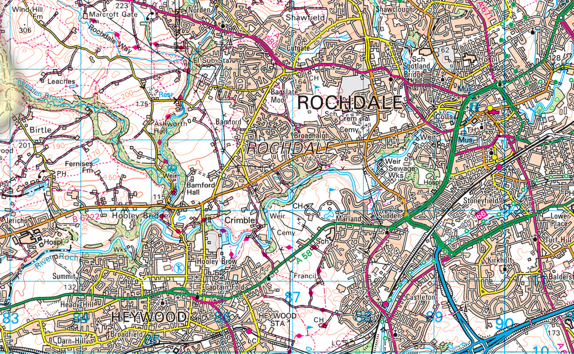 Greater Manchester Map– I Love Maps