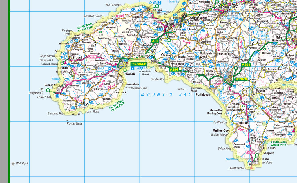 Cornwall County Map | I Love Maps