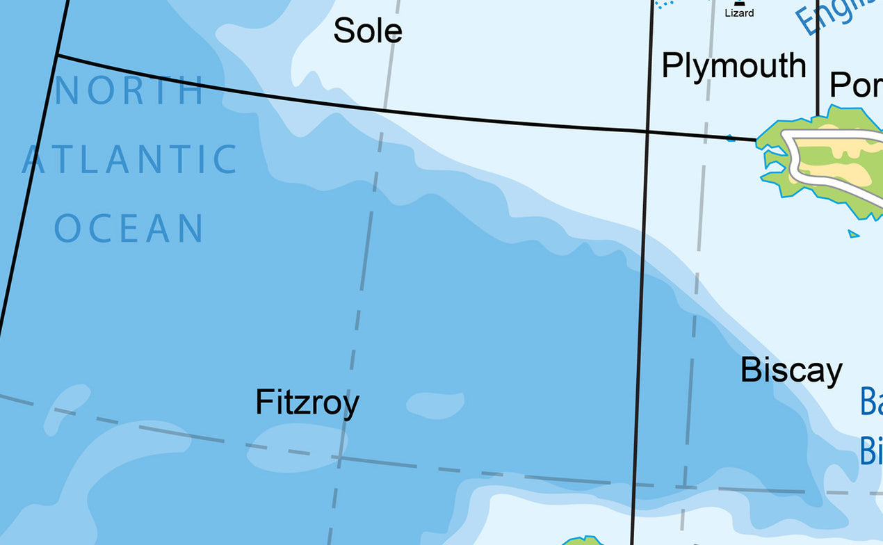 United Kingdom Shipping Forecast Map– I Love Maps