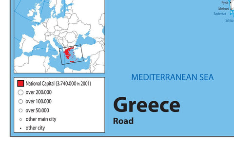 Greece Road Map | I Love Maps