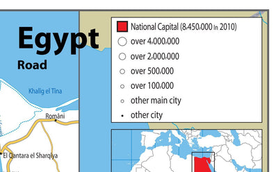 Egypt Road Map– I Love Maps