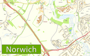 Norwich Street Map– I Love Maps