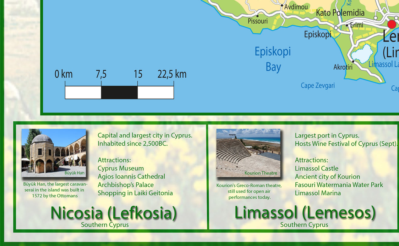 Illustrated Map of Cyprus– I Love Maps