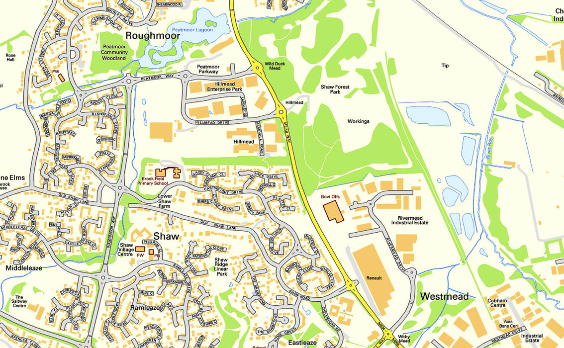 Swindon Street Map– I Love Maps