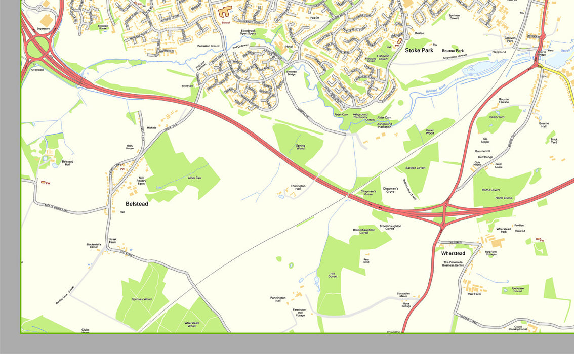 Ipswich Street Map– I Love Maps