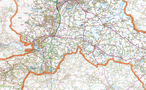 Wrexham County Map | I Love Maps