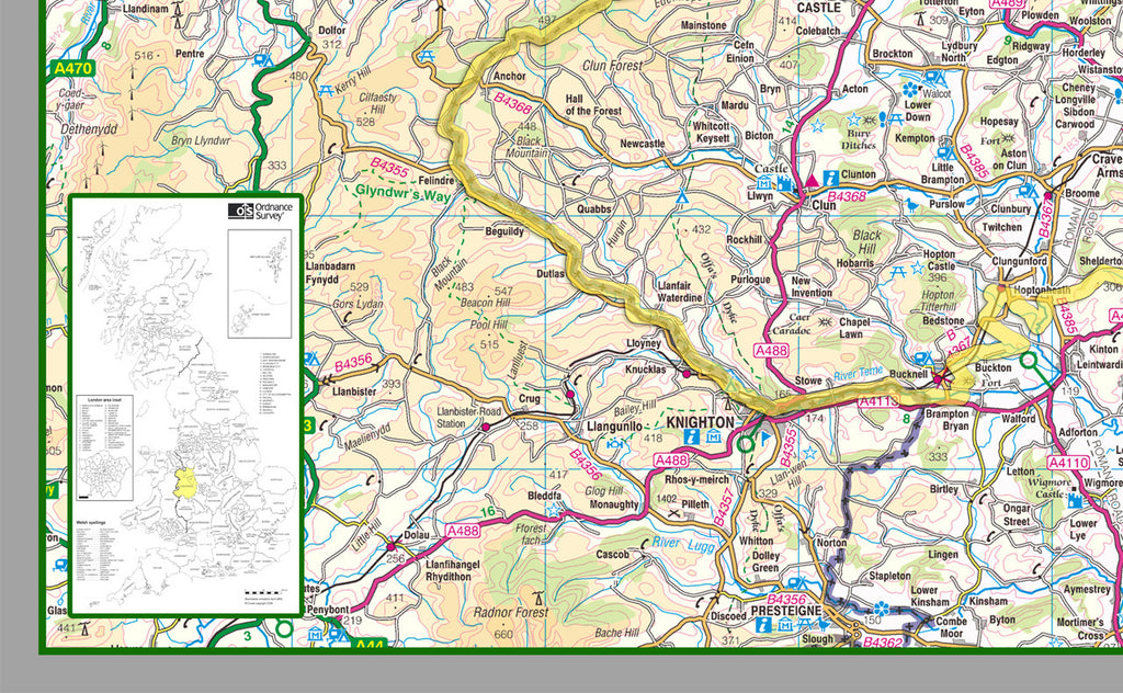 Shropshire County Map | I Love Maps