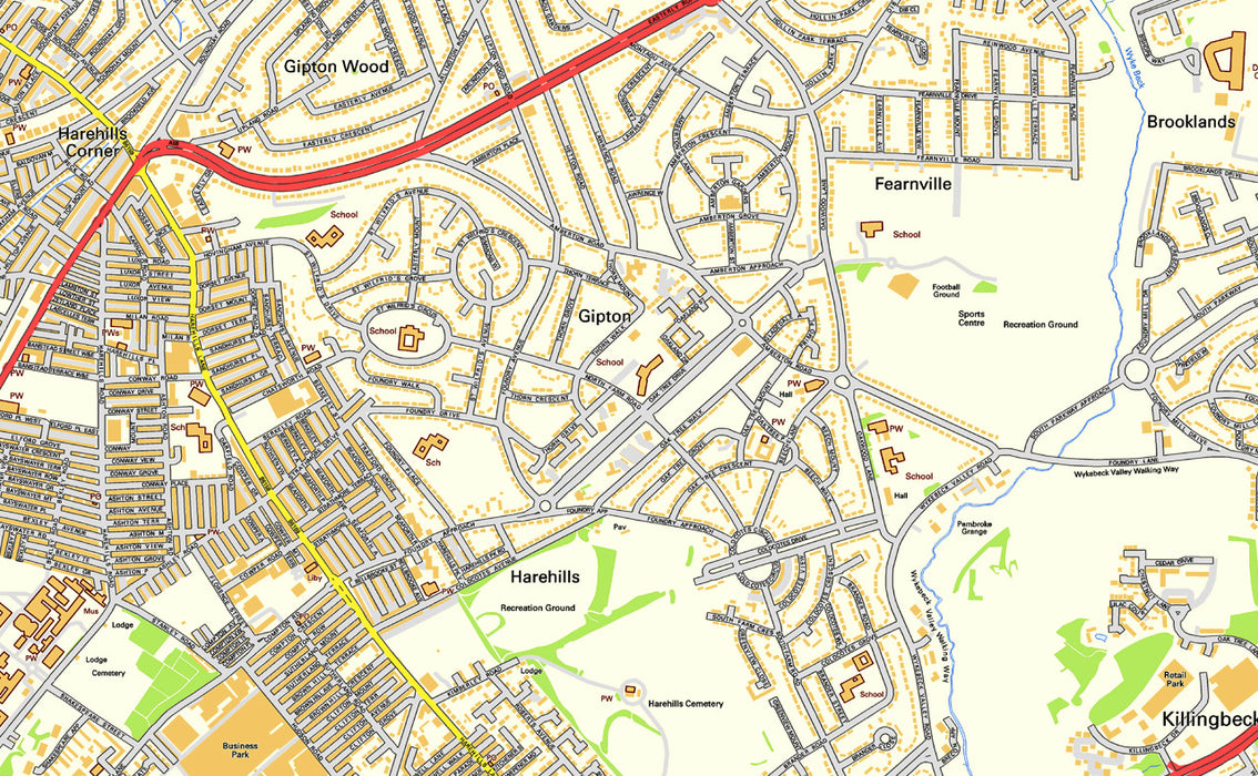Leeds City Centre Street Map– I Love Maps