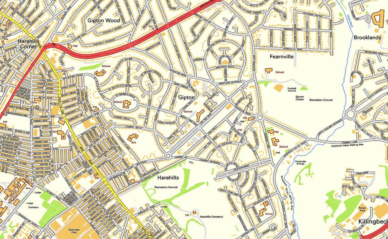 Leeds City Centre Street Map– I Love Maps