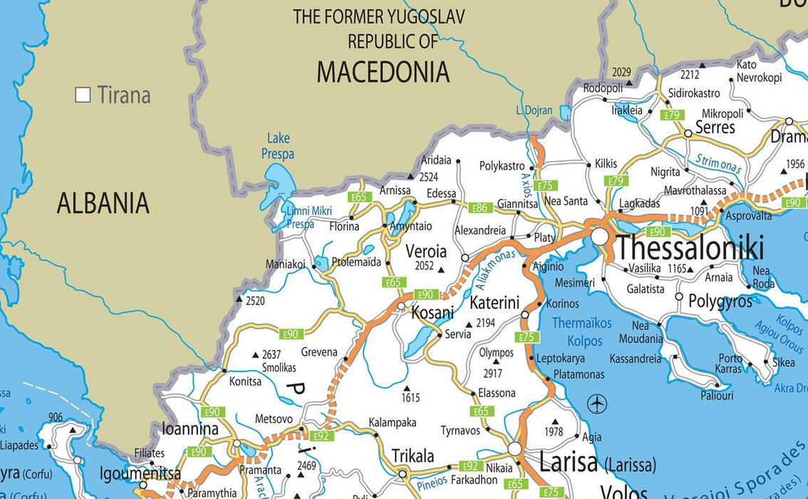 Greece Road Map– I Love Maps