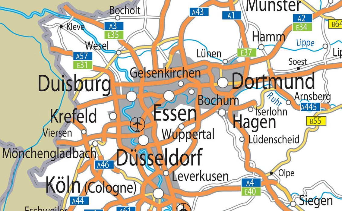 Germany Road Map– I Love Maps