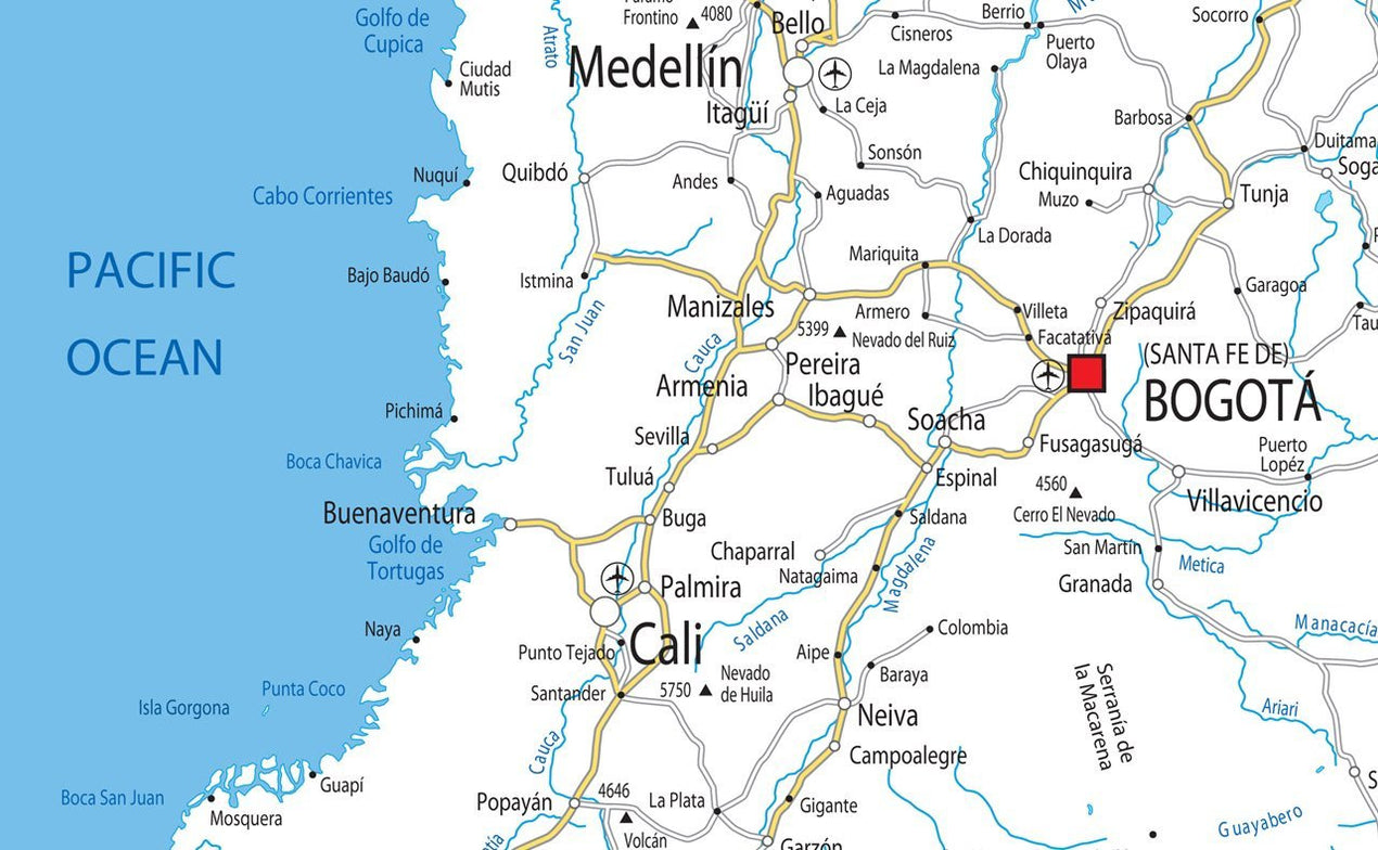 colombia road map