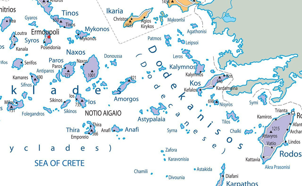 Greece Political Map– I Love Maps