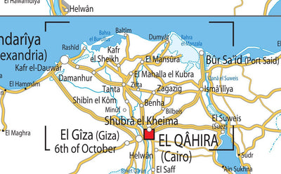 Egypt Road Map– I Love Maps