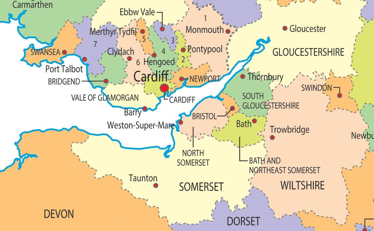 United Kingdom Admin Map– I Love Maps