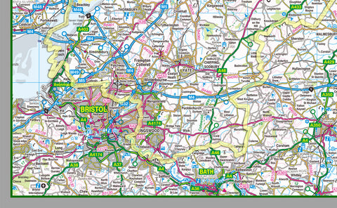 Gloucestershire County Map | I Love Maps