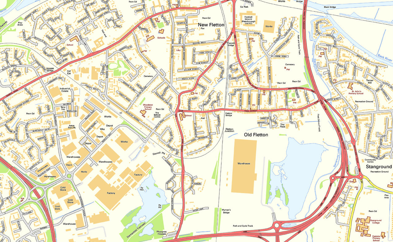 Peterborough Street Map– I Love Maps
