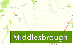 Middlesbrough Street Map– I Love Maps