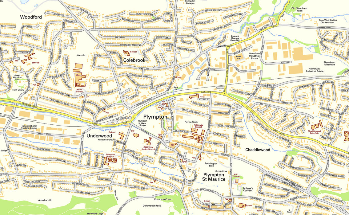 Plymouth Street Map– I Love Maps