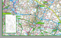 Leicestershire County Map– I Love Maps