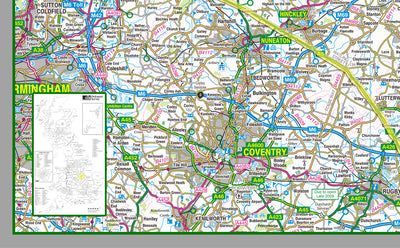 Leicestershire County Map– I Love Maps